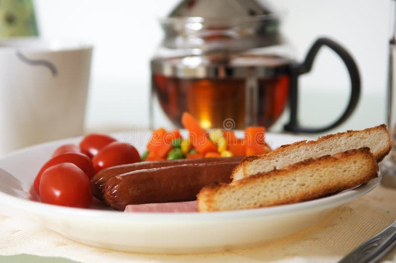 Healthy Delicious Breakfast Stock Image - Image of healthy, american ...