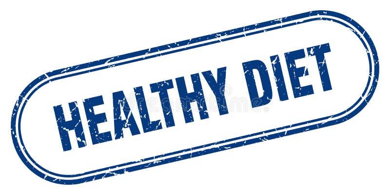 Healthy Diet Label. Healthy Diet Isolated Seal. Sticker. Sign Stock ...