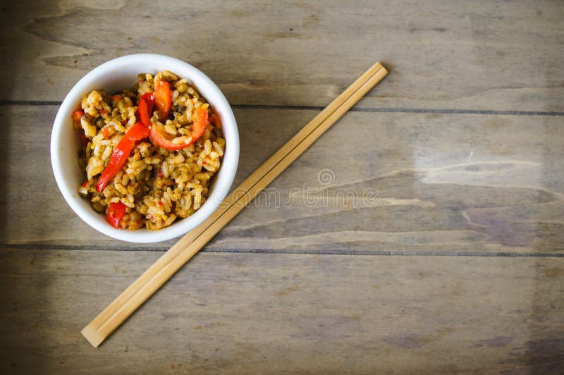 Healthy dinner stock photo. Image of pulau, dish, chief - 51594410