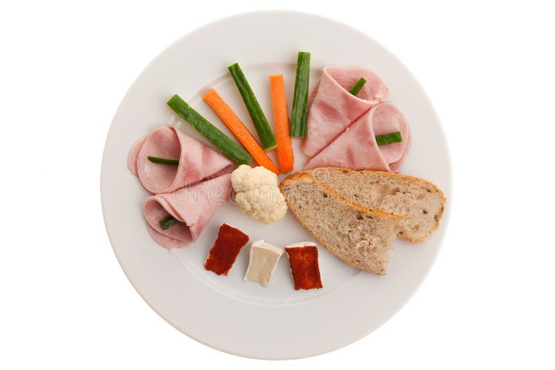 Healthy Dinner Plate stock photo. Image of healthy, plate - 7802844