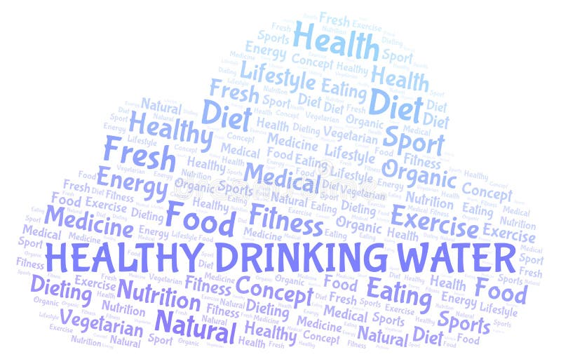 Water wordcloud stock illustration. Illustration of shape - 23992009
