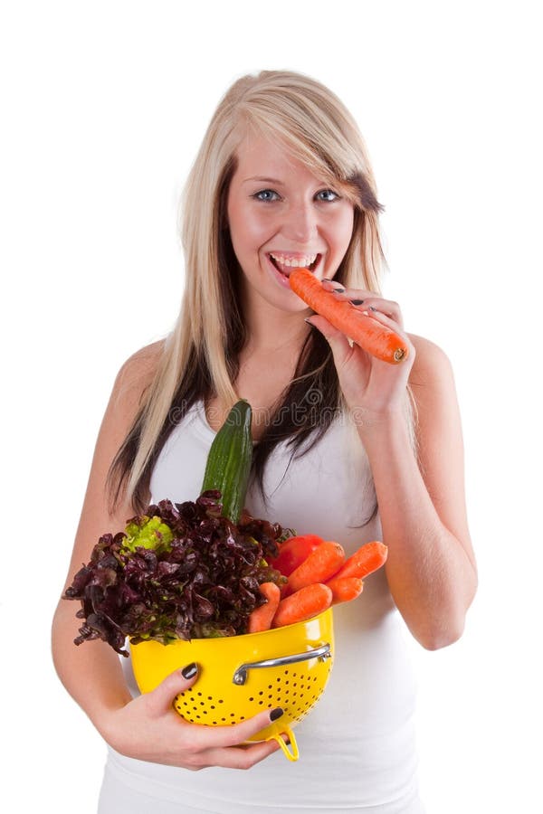 Healthy eating stock image. Image of isolated, diet, face - 14127381