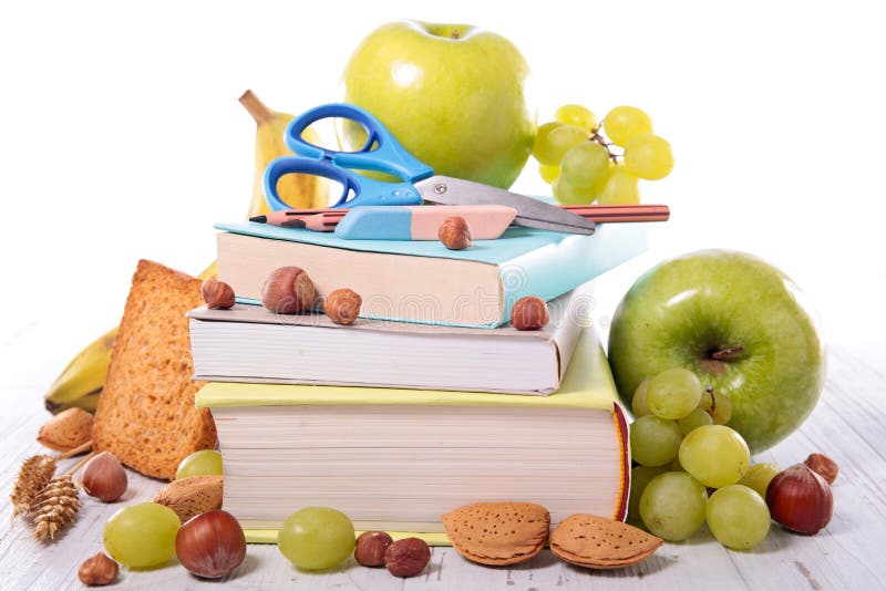 Healthy Eating,back To School Stock Photo - Image of almond, school ...