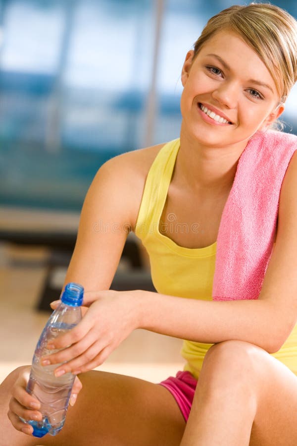 Healthy female stock image. Image of health, blonde, attractive - 13337875