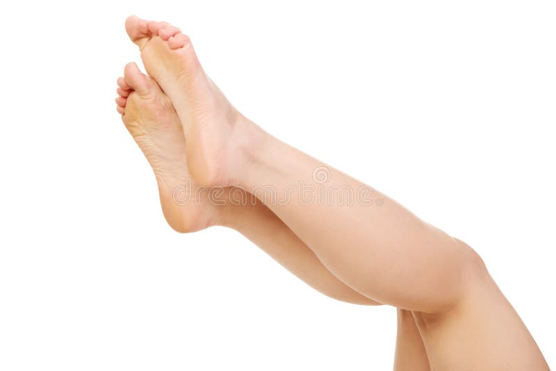 Healthy female feet. stock image. Image of feet, foot - 55419479