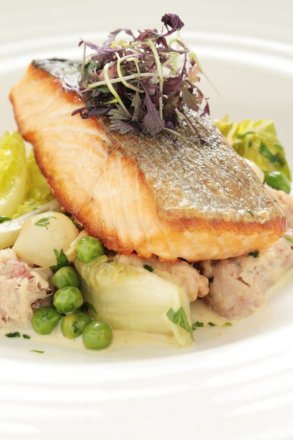 Healthy fish meal stock photo. Image of healthy, cuisine - 61849434