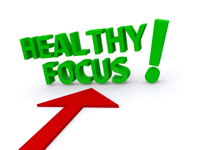 Healthy Focus stock illustration. Illustration of human - 6943474