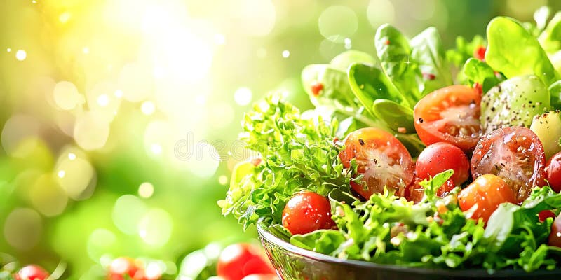 Healthy Food Abstract Background Stock Illustration - Illustration of ...