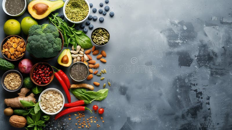 Healthy Food Clean Eating Selection Fruit Vegetable See Stock ...