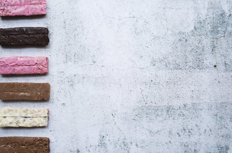 Healthy Food Composition with Protein Bars. High Quality Photo Stock ...