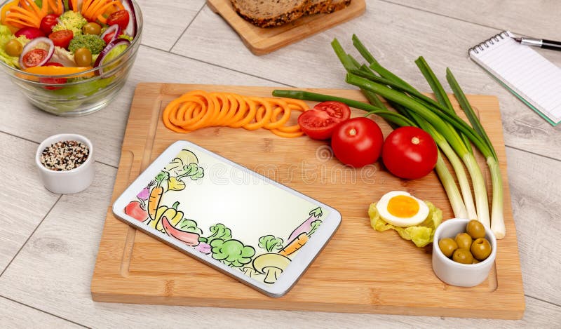 Healthy food composition stock photo. Image of recipe - 138782718