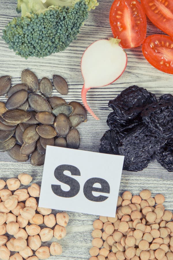 Healthy Food Containing Natural Selenium and Other Vitamins and ...