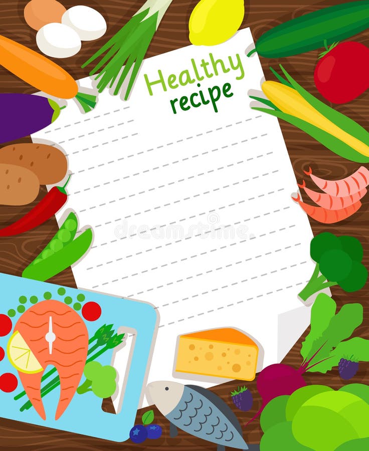 Recipe Paper Logo Food Menu Icon Illustration Cooking Kitchen ...