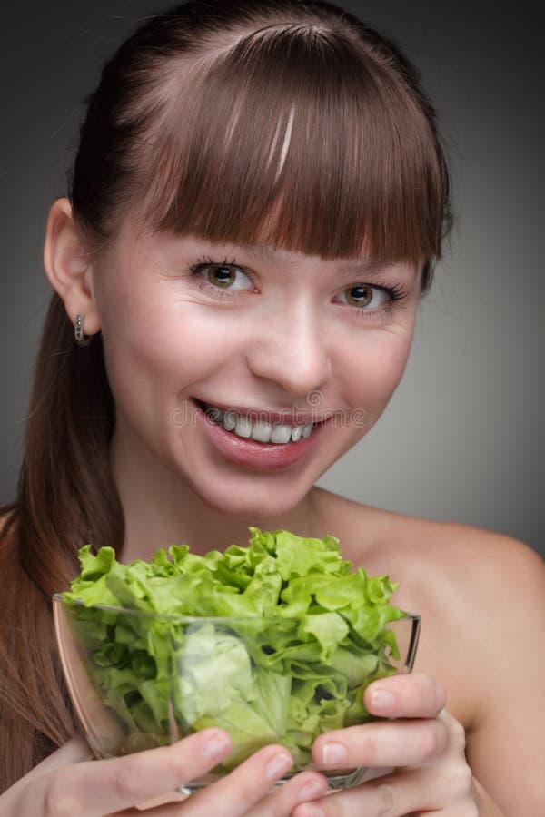 Healthy food for girl stock photo. Image of beauty, happy - 24553700