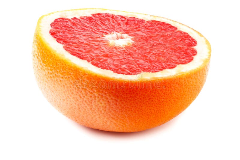 Healthy Food. Grapefruit Isolated on White Background Stock Photo ...