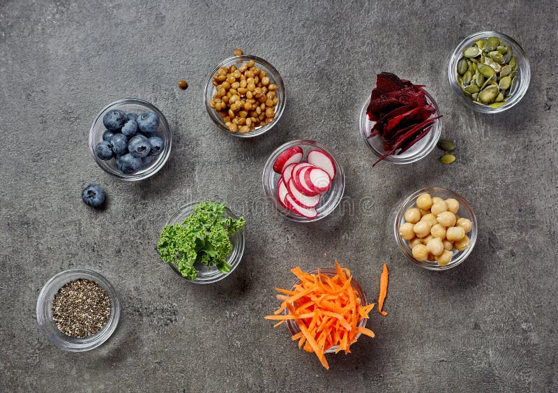 Healthy food ingredients stock image. Image of detox - 100333731