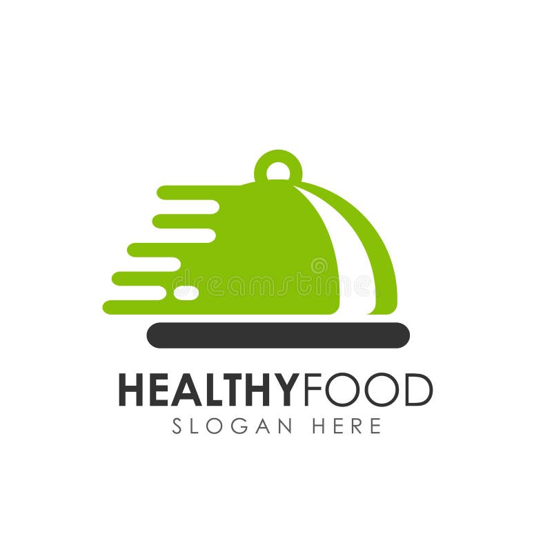 Healthy Food Logo Design. Food Delivery Logo Stock Vector ...