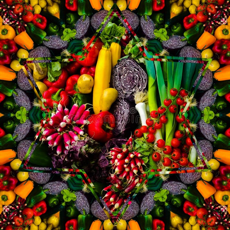 Healthy Food Mixed Vegitables Abstract Stock Image - Image of food ...