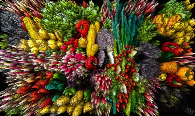 Healthy Food Mixed Vegitables Abstract Stock Photo - Image of abstract ...