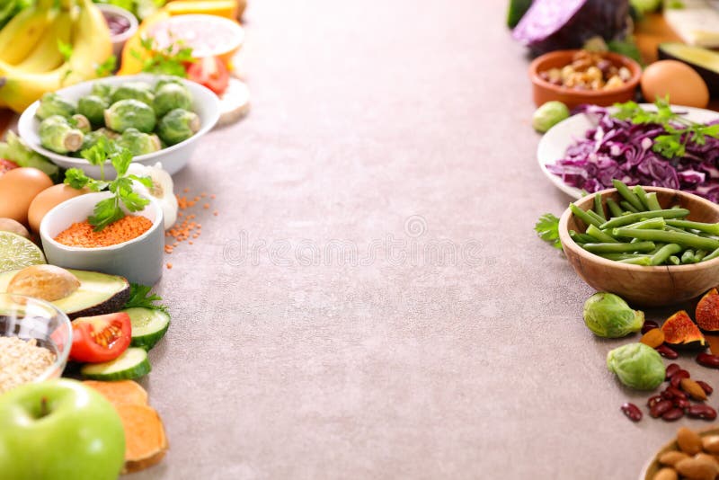 Healthy food selection stock image. Image of food, assorted - 200315293