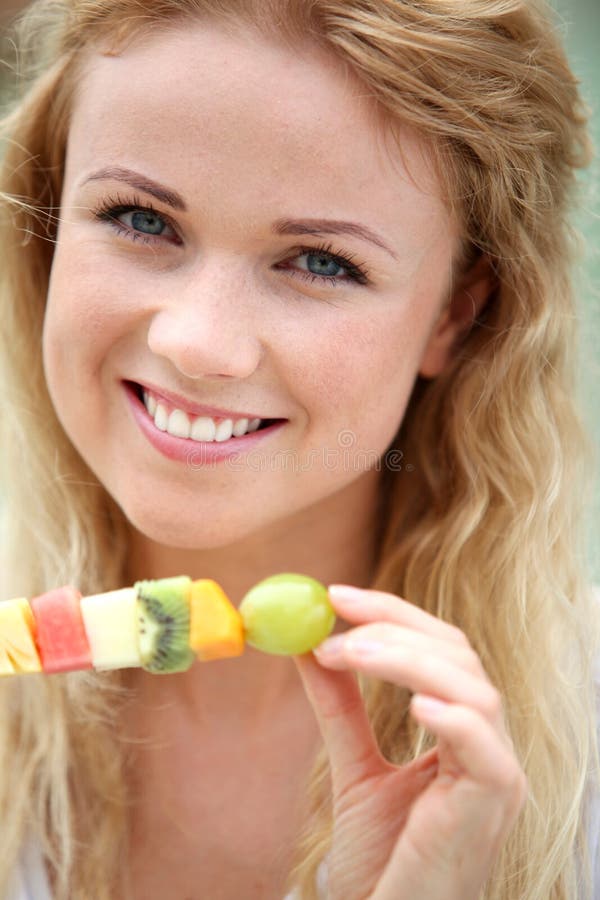 Healthy fresh food stock photo. Image of cheerful, portrait - 22085560