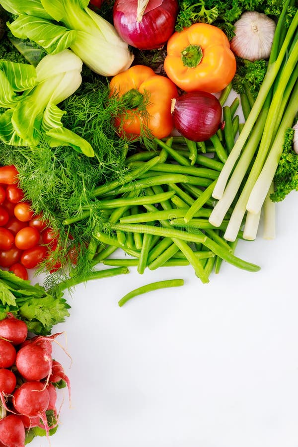 Healthy Fresh Ingredient for Making Vegetable Salad Stock Image - Image ...