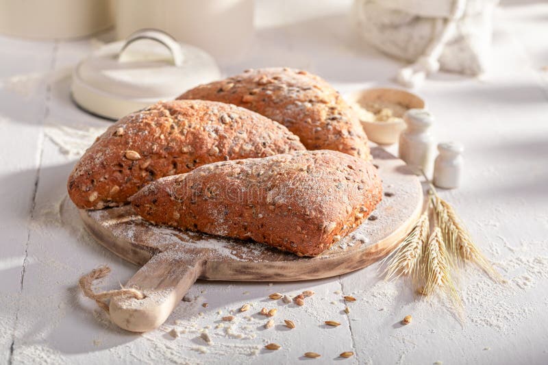 Healthy and Fresh Triangular Rolls for Perfect and Healthy Breakfast ...