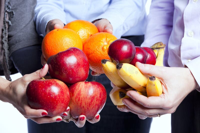 Healthy fruit choice stock image. Image of group, giving - 18409791
