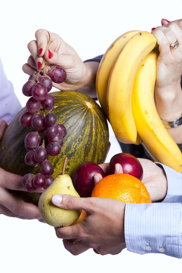 Healthy fruit choice stock image. Image of group, giving - 18409791