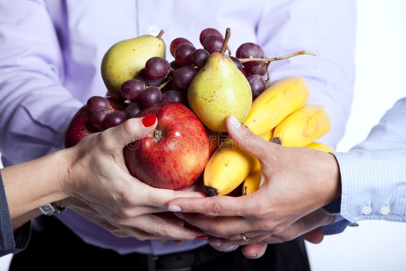 Healthy fruit choice stock image. Image of group, giving - 18409791