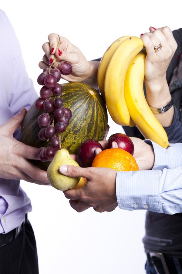 Healthy fruit choice stock image. Image of group, giving - 18409791