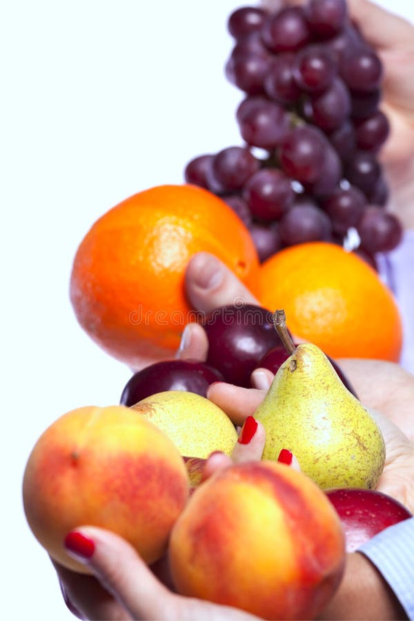 Healthy fruit choice stock image. Image of group, giving - 18409791