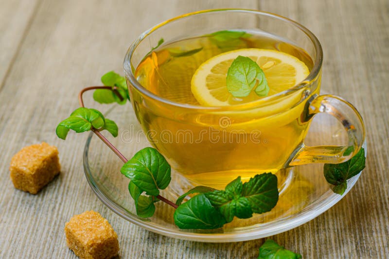 Healthy Ginger Tea with Lemon Stock Image - Image of fresh, organic ...