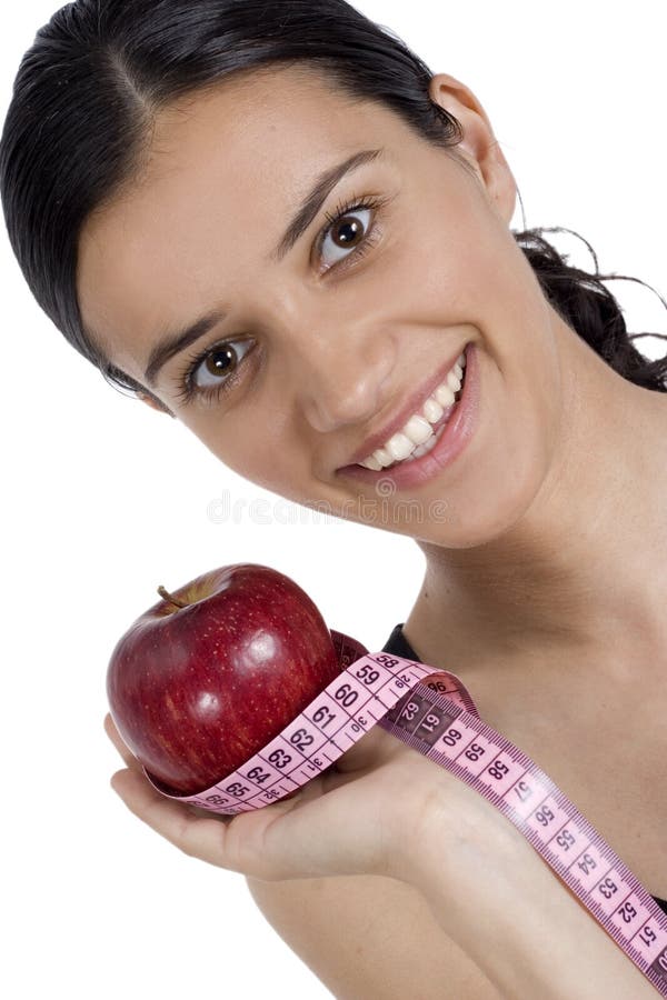 Healthy girl stock photo. Image of meal, measure, losing - 2540074