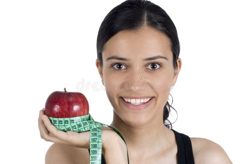 Healthy girl stock image. Image of girl, energy, centimeter - 2540131