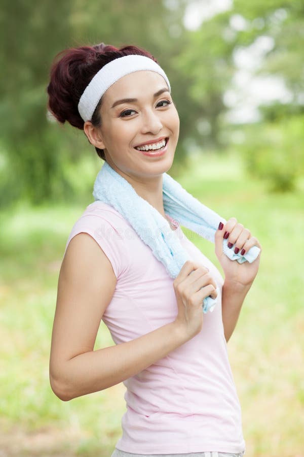 Healthy girl stock photo. Image of asian, athlete, person - 26602080