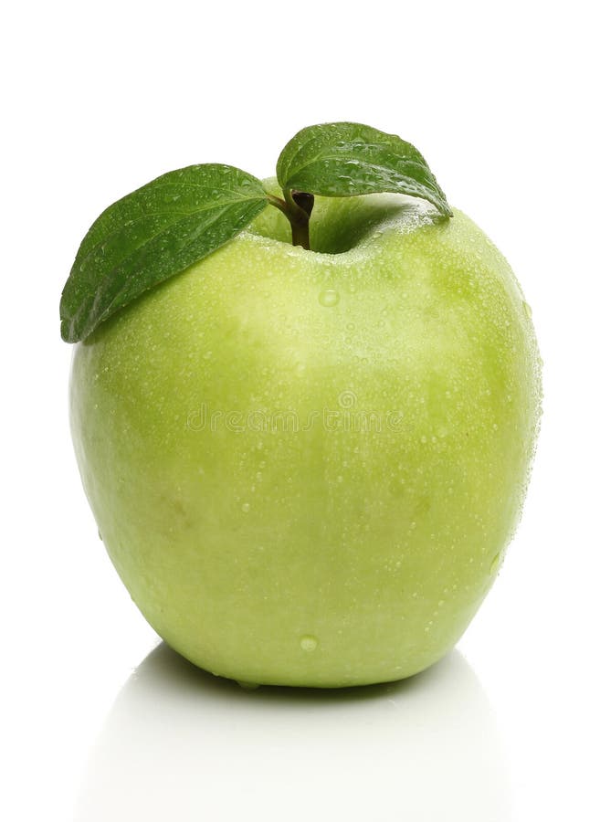 Healthy Green Apple and a Measuring Tape Stock Photo - Image of weight ...