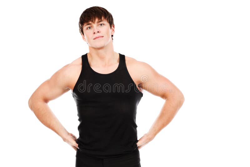 Healthy guy stock photo. Image of lifestyle, caucasian - 12496848