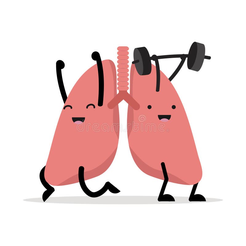 Cute Healthy Happy Lungs Character Stock Vector - Illustration of ... Cute Healthy Happy Lungs Character Stock Vector - Illustration of ...