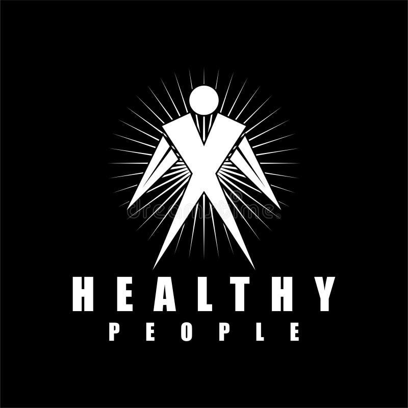 Healthy Hero Person People Illustration Design Strong Vector Stock ...