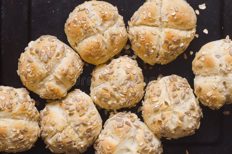 Healthy homemade buns stock image. Image of meal, fresh - 65245063