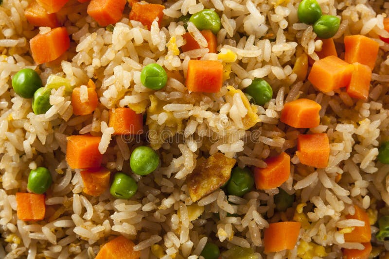 Healthy Homemade Fried Rice Stock Image - Image of oriental, healthy ...