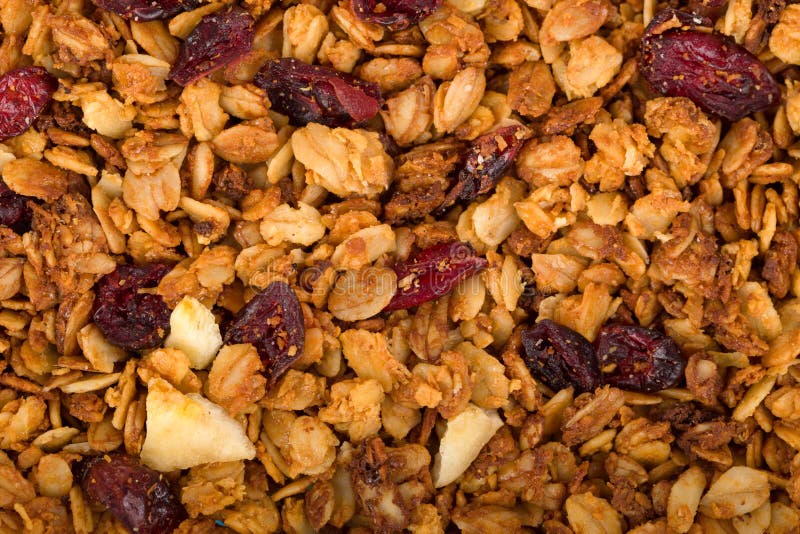 Healthy Homemade Granola or Muesli Stock Photo - Image of calorie, bowl ...