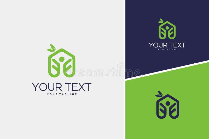 Healthy House Physical Therapy Icon Logo Design Vector Stock Vector ...