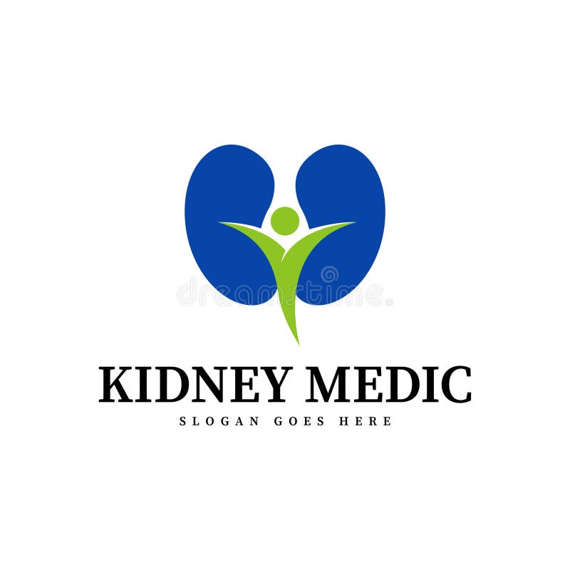 Healthy Kidney Logo Design Template Stock Illustration - Illustration ...