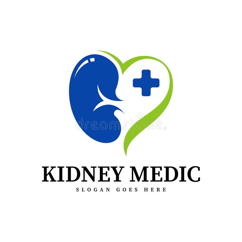 Healthy Kidney Logo Design Template Stock Illustration - Illustration ...