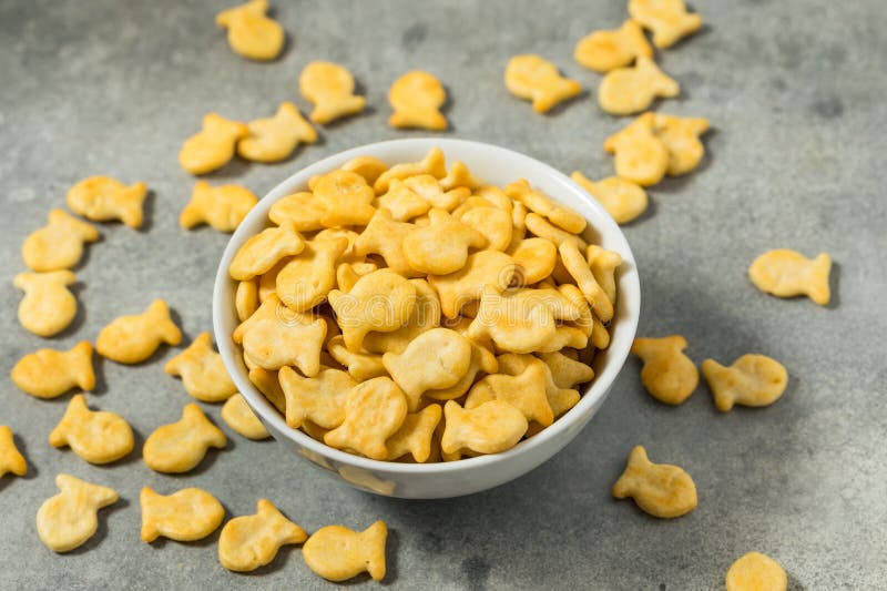 Healthy Kids Goldfish Crackers Stock Image - Image of snack, chip ...