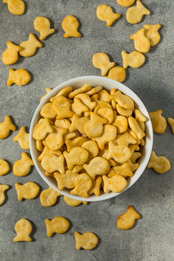 Healthy Kids Goldfish Crackers Stock Photo - Image of cracker, crackly ...