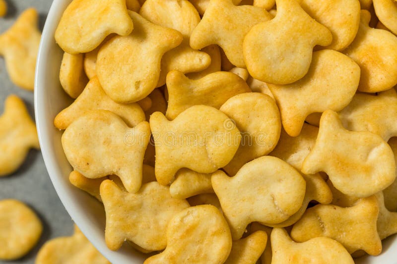 Healthy Kids Goldfish Crackers Stock Image - Image of snack, crunchy ...