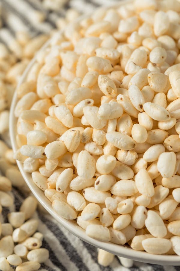 Healthy Korean Crispy Rice Snack Stock Image - Image of rice, dessert ...